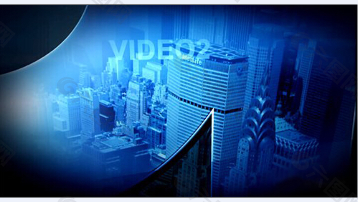 蓝色Video Logo视频音效素材免费下载(图片编号:4892788)-六图网