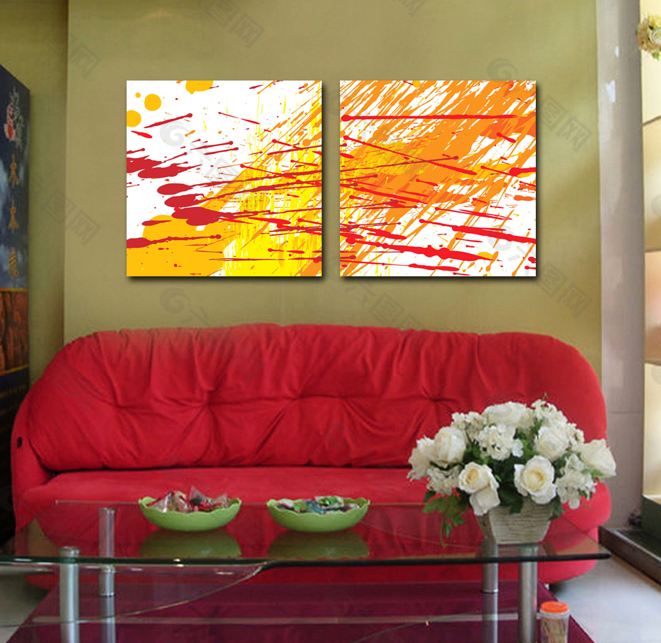 抽象线条装饰画装饰装修素材免费下载(图片编号:5598608)-六图网