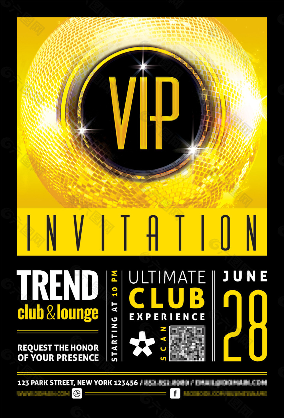 VIP宣传海报平面广告素材免费下载(图片编号:7747198)-六图网