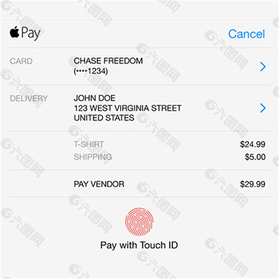 apple pay 界面网页UI素材免费下载(图片编号:8167322)-六图网