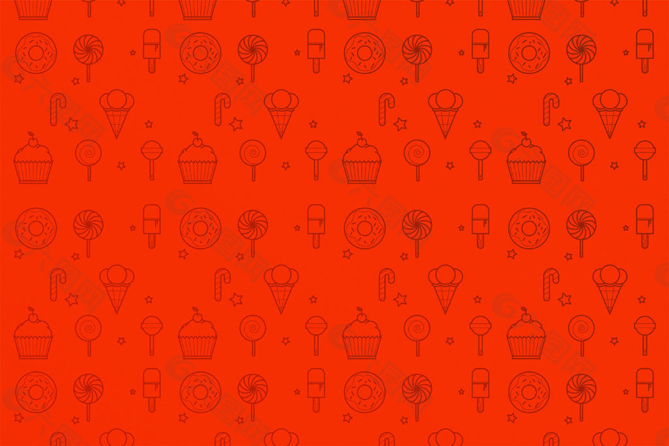 红色甜品美食背景图片背景素材免费下载(图片编号:8605556)-六图网