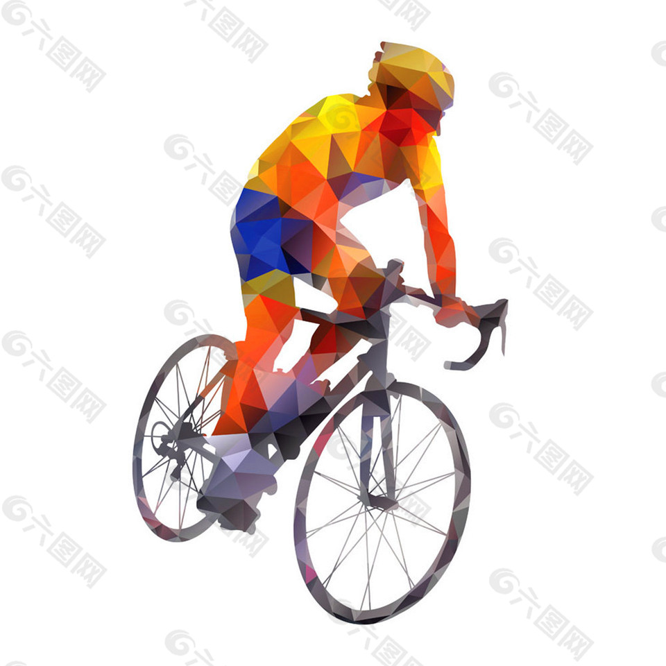 多边形运动男人图片平面广告素材免费下载(图片编号:8674559)-六图网