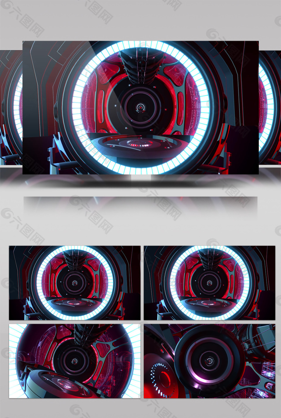 红色光芒视频素材视频音效素材免费下载(图片编号:9025845)-六图网