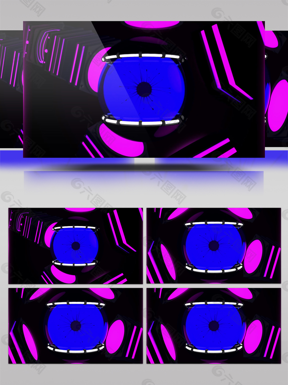 紫色抽象视频素材视频音效素材免费下载(图片编号:9043638)-六图网