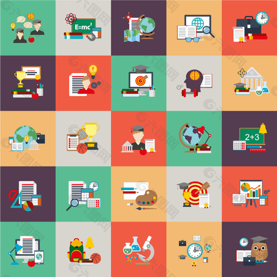 25款办公职业图标icon素材网页UI素材免费下载(图片编号:9069029)-六图网