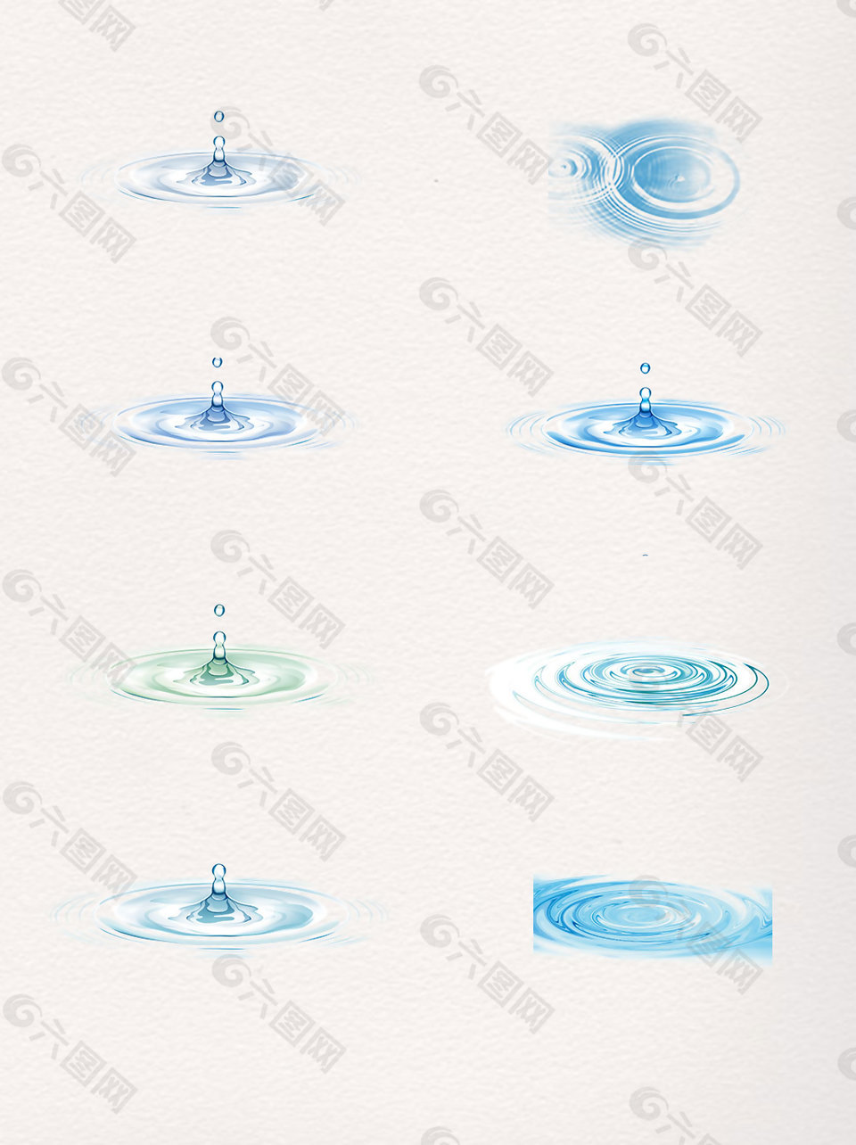 完整水波纹PNG元素设计元素素材免费下载(图片编号:9102823)-六图网
