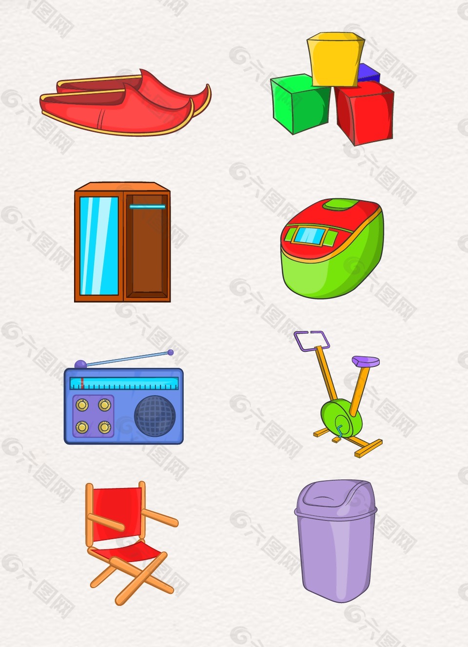 生活用品卡通设计图案设计元素素材免费下载(图片编号:9268680)-六图网